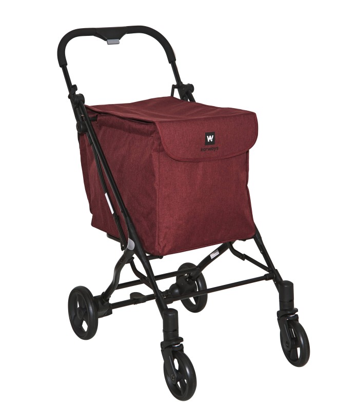 Chariot de Course Pliable à Pousser Oslo Karways | Poussette de Marché